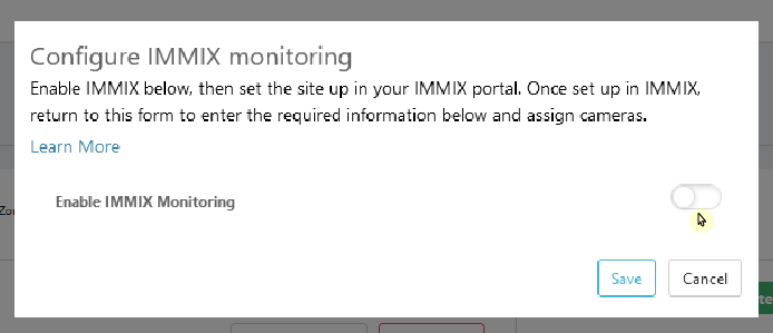 Use IMMIX Monitoring